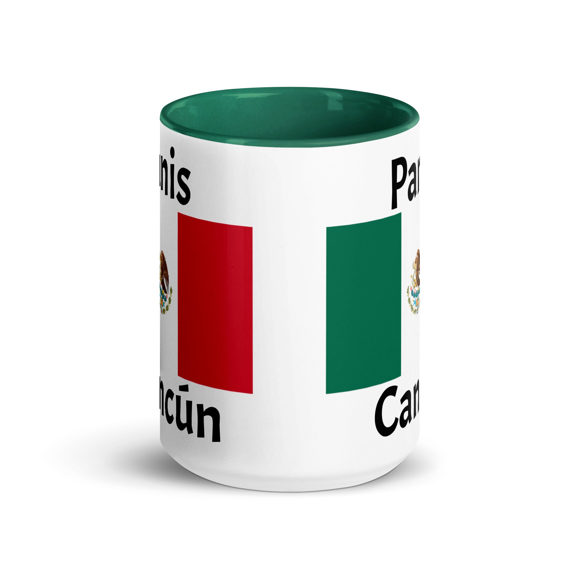 Mug with Color Inside – Mexican Flag – The Wonders Collection by Luis